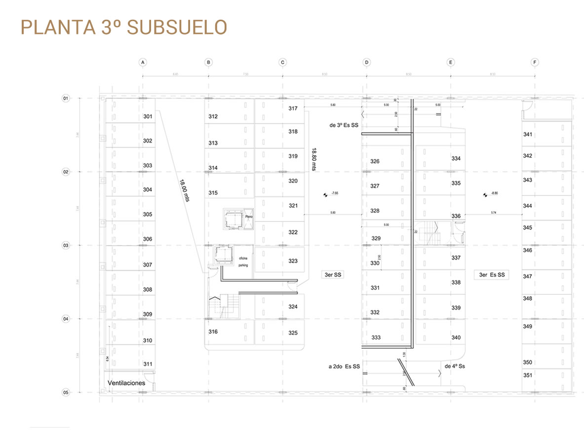 Astillero - Planta 3er Subsuelo - Desarrollos Inmobiliarios